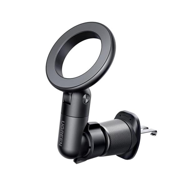 ブラック/-/65185・パッケージ個数:1・【360度自由調整可能】UGREEN magsafe車載ホルダーは360度回転ができます。ボールジョイントを利用し、縦置きでも横置きでも自由操作できて、好みの角度まで調整可能です。また、複数の調...