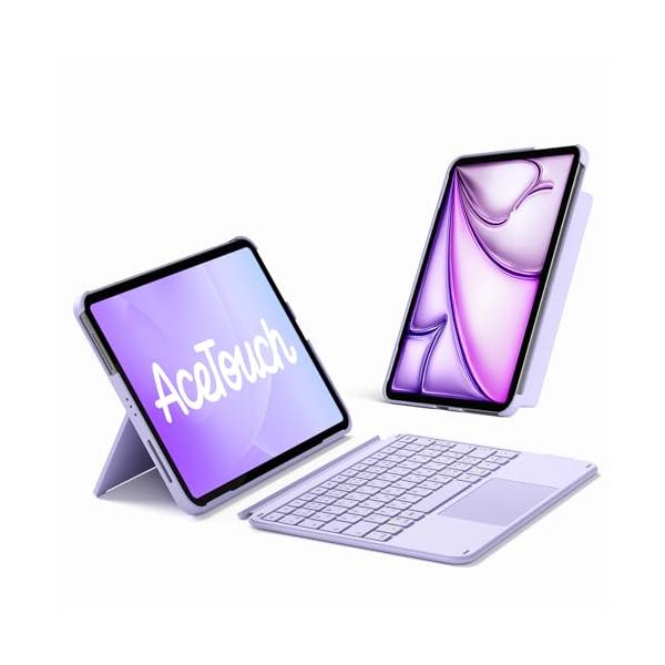 パープル/-/-・Color:パープル・パッケージ個数:1・超薄型＆軽量：キーボードの厚さはわずか7.6mm、重さはたったの450g、他のフル機能キーボードより200g軽量です。手持ちでもハンドバッグやバックパックに入れても非常に便利です。...