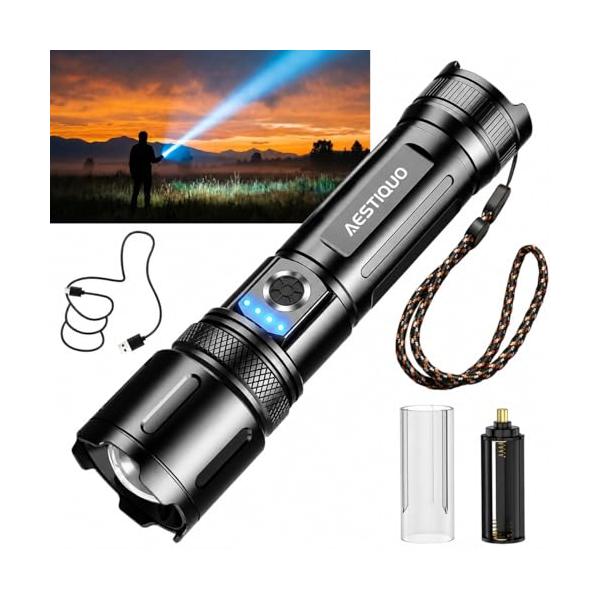 モダンブラック/-/M26・Color:ブラック・【最新M26超高輝度LED懐中電灯】 新世代を迎えたM26 LEDライトは、100 000時間以上の長寿命を実現。暗闇を一掃し、夜間でも昼間のような明るさを提供します。コンパクトなボディで片...