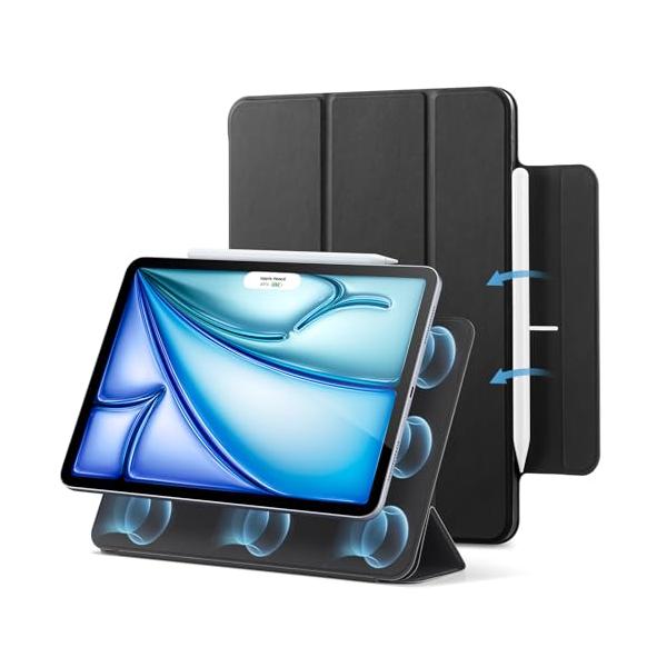 ブラック/Air 11インチ（2025/2024）/iPad Pro 11 2018・Size:Air 11インチ（2025/2024）Color:ブラック・パッケージ個数:1・【互換性】：iPad Air 11インチ（2025/2024）...