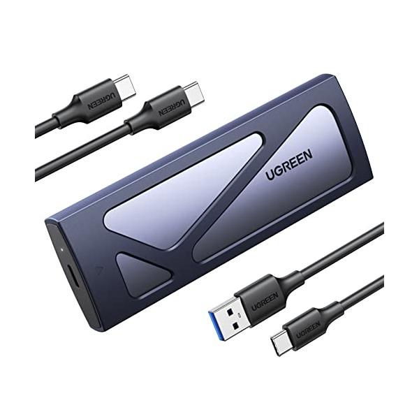シルバー/-/Silver・パッケージ個数:1・【M.2 NVME/PCIE SSDに対応】NVME/PCIEの2230 2242 2260 2280(M-Key M&amp;B Key) SSDを対応しているM.2 SSD 外付けケースで...