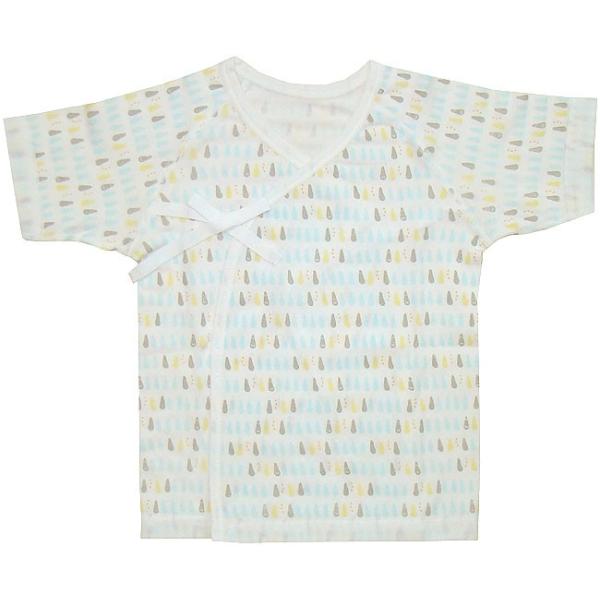 ★【メール便送料無料】時間帯指定・代引き不可。ポスト投函・メール便単品は勿論、メール商品の複数購入の場合も送料無料！・宅配便扱いで５０００円以上のご注文は送料無料（時間帯指定・代引き可能です）日本製の新生児ベビー短肌着です。★豆は、一粒まけ...