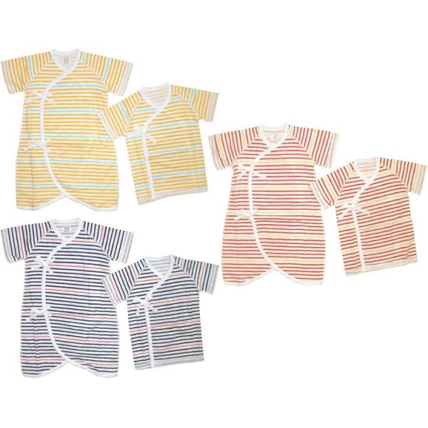 ★【メール便送料無料】時間帯指定・代引き不可。ポスト投函・メール便単品は勿論、メール商品の複数購入の場合も送料無料！・宅配便扱いで５０００円以上のご注文は送料無料（時間帯指定・代引き可能です）●コンビ肌着も短肌着も、袖付はフラットシーマで縫...