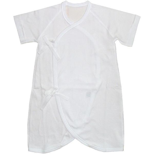 日本製の新生児コンビ肌着オールシーズン対応のやわらかフライス素材のコンビ肌着ショルダーはフラットシーマ縫い、袖と脇は外縫いでベビーのお肌に刺激を極力抑えた快適仕様です。●品質/綿１００％（フライス）●サイズ/５０〜６０ｃｍ（対応身長50〜6...