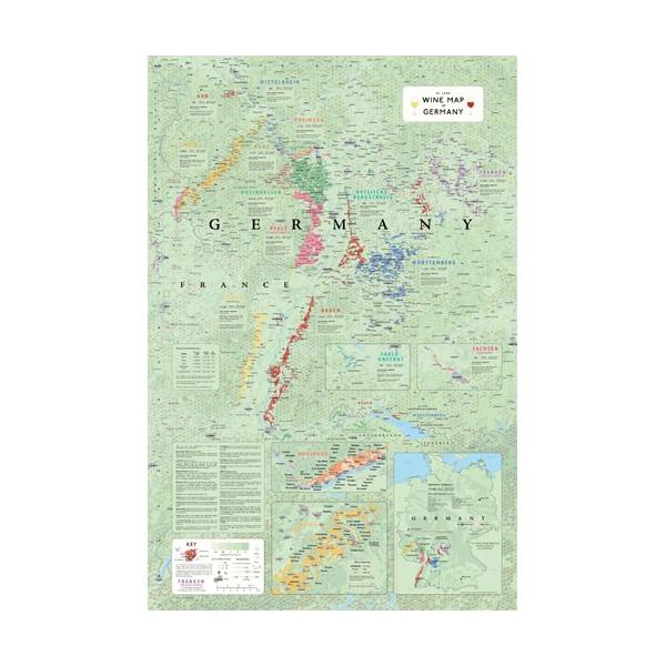 ◎配送方法：通常：宅配便（メール便不可商品）◎商品名：世界ワイン地図 DE LONG Germany ドイツ ワインマップ◎品番：UH104MP◎製品サイズ：610×914mm◎材質：上質紙◎製造国：アメリカ◎関連シリーズ：ワインマップ◎備...