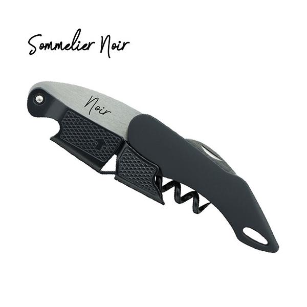 ◎配送方法：通常：宅配便（メール便不可商品）◎商品名：ソムリエナイフ ノワール◎品番：08127◎製品サイズ：125×32×16mm◎材質：ステンレス（スクリューはテフロン加工）、ABS樹脂◎梱包形態：箱◎関連シリーズ：ソムリエナイフ