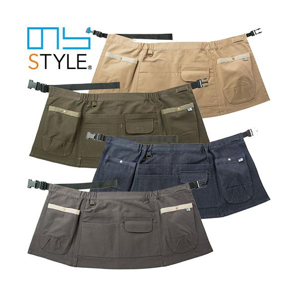 ◎配送方法：通常：宅配便（メール便不可商品）◎商品名：マルチポケットエプロン◎メーカー：のらスタイル◎品番：NS-947◎素材：綿100％◎ブランド：のらスタイル◎仕様：右ウエストに便利なDカン、一番大きな正面ポケットには横向きA4サイズが...