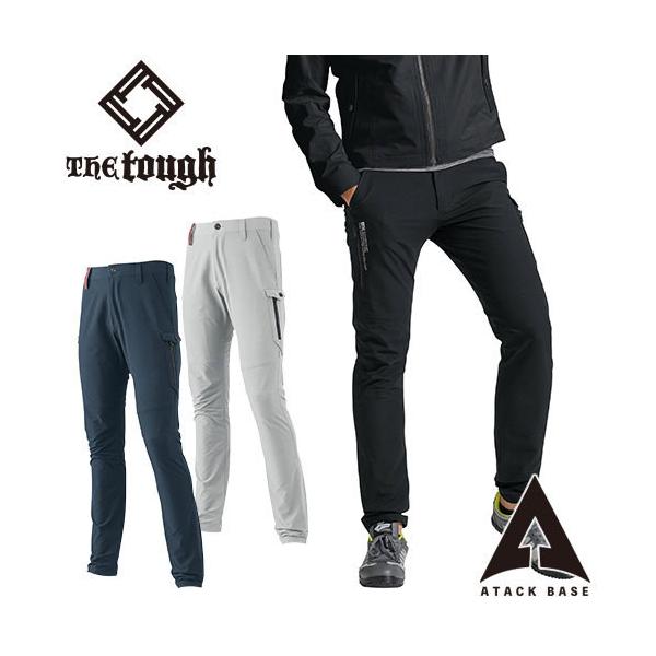 ◎配送方法：通常：宅配便（メール便不可商品）◎商品名：The tough ダブルストレッチカーゴパンツ◎メーカー：アタックベース（ATACK BASE）◎品番：371◎素材：ポリエステル100％　ダブルストレッチ　3Dスリムスタイル　軽量◎...