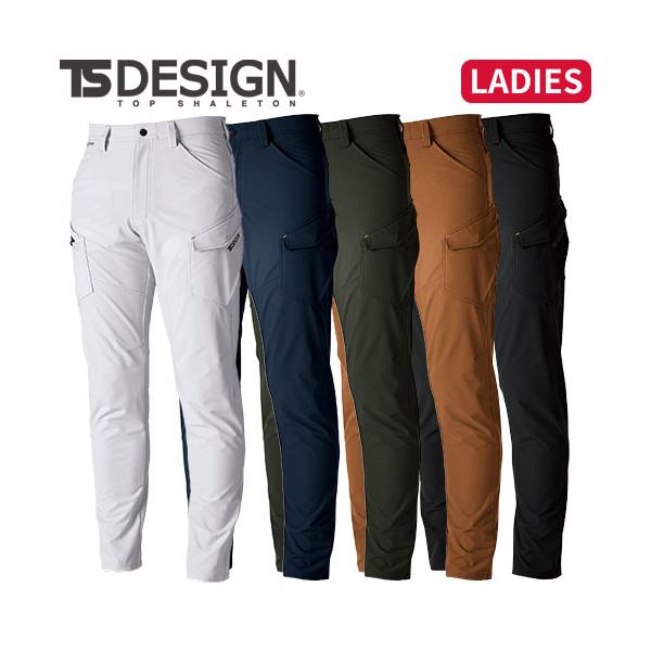◎配送方法：通常：宅配便（メール便不可商品）◎商品名：TS4Dエコダブルクロスレディースカーゴパンツ◎メーカー：TS Design(藤和)◎品番：56141◎規格：JIS T8118 規格適合◎素材：TS4Dエコダブルクロス（導電繊維混入）...