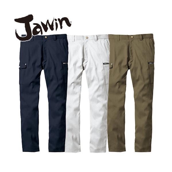 ◎配送方法：通常：宅配便（メール便不可商品）◎商品名：Jawin ストレッチノータックカーゴ◎メーカー：自重堂◎品番：57102◎素材：ボディフィールドビー（ポリエステル90％、綿10％）◎機能：ストレッチ、帯電防止、消臭、抗菌、野帳対応◎...