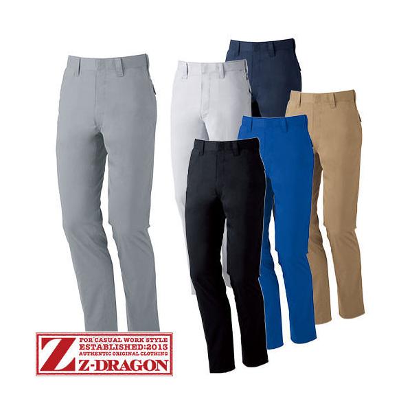 ◎配送方法：通常：宅配便（メール便不可商品）◎商品名：Z-DRAGON 製品制電ストレッチノータックパンツ◎メーカー：自重堂◎品番：76201◎規格：帯電防止 JIS T8118 適合◎素材：バンジーテックサマーツイル（ポリエステル65％、...