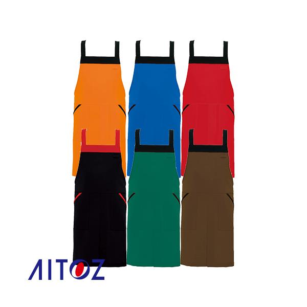 ◎配送方法：通常：宅配便（メール便対応商品）◎商品名：胸当てエプロン(共生地配色)◎メーカー：アイトス（AITOZ）◎品番：AZ-8654◎規格：JIS T8118 静電気帯電防止作業服◎素材：タッサー 平織り：ポリエステル100%◎機能：...