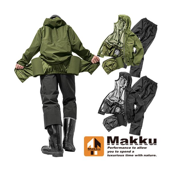 ◎配送方法：通常：宅配便（メール便不可商品）◎商品名：エアレインフォーシーズンスーツ（ファン無し）◎メーカー：Makku(マック)◎品番：AS-933◎素材：ポリエステル100%ポリ塩化ビニル引き◎機能：防水、防風、撥水、ストレッチ耐水圧:...