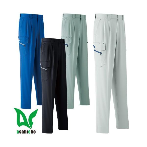 ◎配送方法：通常：宅配便（メール便不可商品）◎商品名：カーゴパンツ(ツータック)◎メーカー：Asahicho◎品番：E732◎規格：制電防止JIS T8118適合品エコマーク◎素材：ポリエステル85%、綿15%◎機能：再帰性反射材使用（夜間...