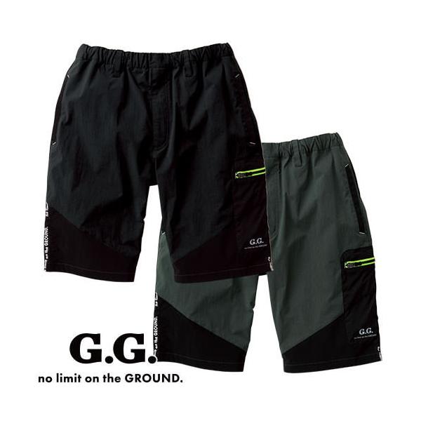 ◎配送方法：通常：宅配便（メール便不可商品）◎商品名：ハーフパンツ◎メーカー：桑和(SOWA)◎品番：0388-07◎素材：ナイロン95％、ポリウレタン5％◎機能：ストレッチ、冷感、消臭、反射◎ブランド：G.G.no limit on th...