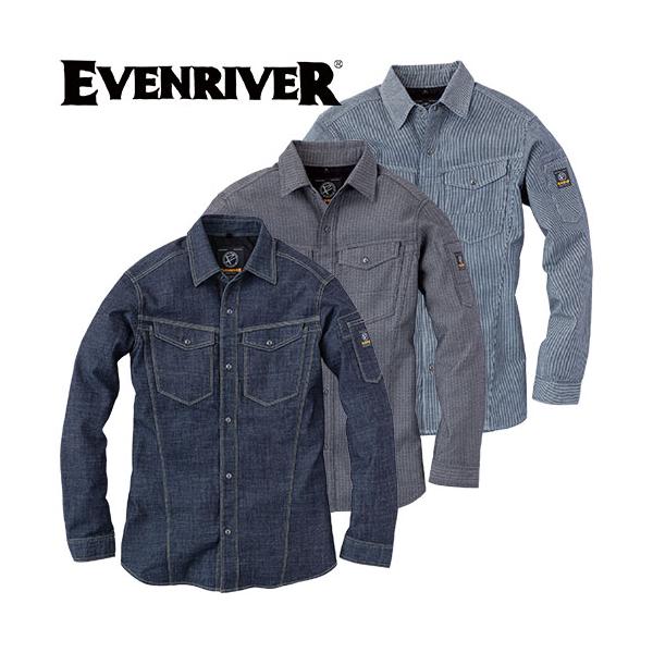 ◎配送方法：通常：宅配便（メール便不可商品）◎商品名：エアーライトストレッチ長袖シャツ◎メーカー：イーブンリバー(EVENRIVER)◎品番：SR-6006◎素材：・70.へリンボンブラック綿78%・ポリエステル21%・ポリウレタン1%・上...
