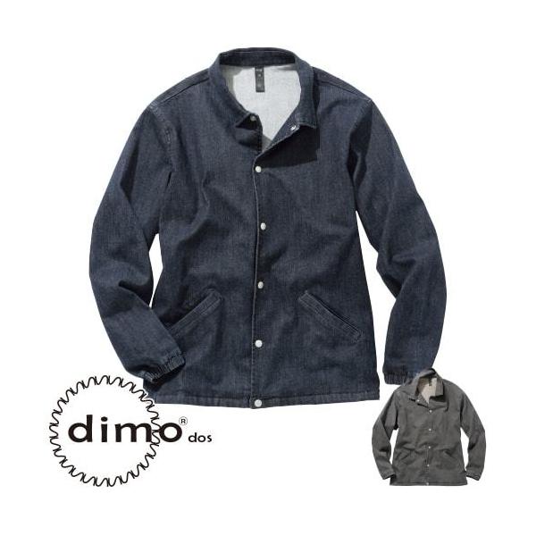 ◎配送方法：通常：宅配便（メール便不可商品）◎商品名：デニムコーチジャケット◎メーカー：dimo(ディモ)◎品番：D525DENIM◎素材：素材：ストレッチデニム混率：綿99%・ポリウレタン1%◎機能：ストレッチ◎仕様：右内ポケット、両脇ポ...