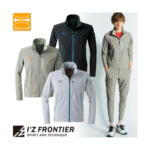 ◎配送方法：通常：宅配便（メール便不可商品）◎商品名：ナイロン全方位ストレッチワークジャケット◎メーカー：アイズフロンティア(I'Z FRONTIER)◎品番：#3670◎素材：フルダルサマーナイロン全方向ストレッチ（ナイロン85％、ポリウ...