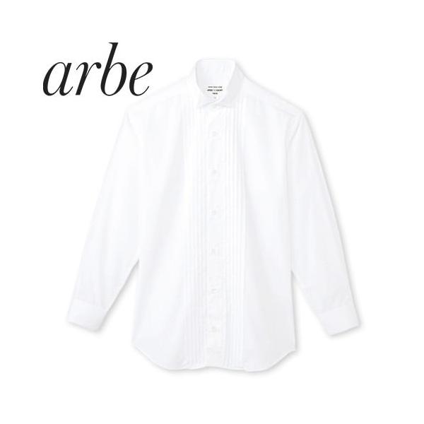 ◎配送方法：通常：宅配便（メール便不可商品）◎商品名：ピンタックウィングカラーシャツ◎メーカー：チトセ(arbe)◎品番：KM-4092◎素材：ブロード（ポリエステル65％、綿35％）◎仕様：カフスボタン対応ホール◎シリーズ：KM-4038...