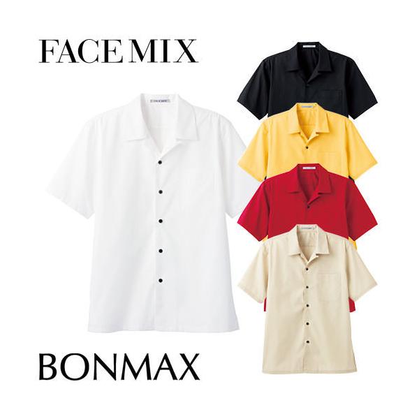 ◎配送方法：通常：宅配便（メール便不可商品）◎商品名：ブロードオープンカラー半袖シャツ◎メーカー：FACEMIX◎品番：FB4529U◎素材：ブロード（ポリエステル65％、綿35％）◎仕様：左胸アウトポケット、背タック入り◎サイズ区分：ユニ...