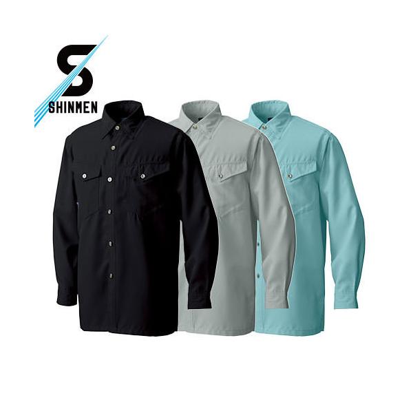 ◎配送方法：通常：宅配便（メール便不可商品）◎商品名：ストライプ長袖シャツ◎メーカー：シンメン◎品番：1552◎素材：ポリエステル90％、綿10％◎年間区分：通年◎シリーズ：1552SERIES