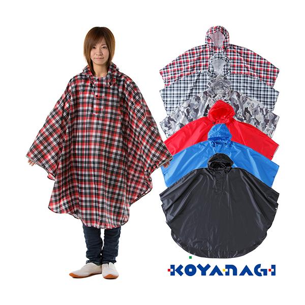 ◎配送方法：通常：宅配便（メール便不可商品）◎商品名：レインポンチョ◎メーカー：コヤナギ◎品番：P-02◎素材：無地：ポリエステル100％リップストップ(ポリウレタン引き)柄物：ポリエステル100％タフタ(ポリウレタン引き)◎機能：防水、撥...