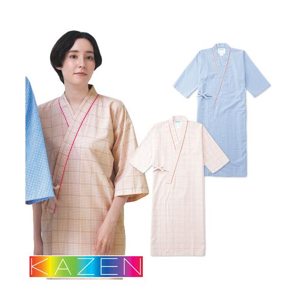 ◎配送方法：通常：宅配便（メール便不可商品）◎商品名：患者衣ガウン◎メーカー：KAZEN(カゼン)◎品番：289-71、289-72◎素材：ブロード先染チェックポリエステル65％・綿35％◎ブランド：カゼン(KAZEN)◎サイズ区分：男女兼...