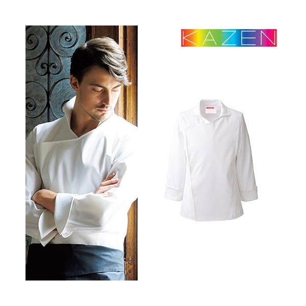 ◎配送方法：通常：宅配便（メール便不可商品）◎商品名：ストレッチコックコート◎メーカー：KAZEN(カゼン)◎品番：409-60◎素材：ストレッチ二重ツイル（ポリエステル75％・綿25％）◎機能：吸汗、ストレッチ、制電、防汚◎仕様：左袖にペ...