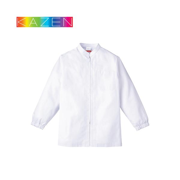◎配送方法：通常：宅配便（メール便不可商品）◎商品名：ジャンパー(レディス)◎メーカー：KAZEN(カゼン)◎品番：457-40◎規格：HACCP対応（ハサップ）、O-157対応制菌加工◎素材：単糸ツイル（ポリエステル65％・綿35％）◎機...