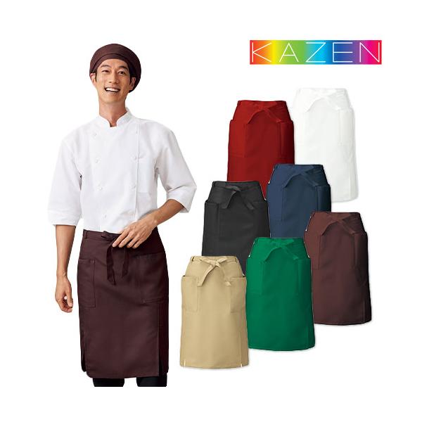 ◎配送方法：通常：宅配便（メール便対応商品）◎商品名：腰下エプロンミドル丈◎メーカー：KAZEN(カゼン)◎品番：APK488-5、APK488-8、APK488-10、APK488-12、APK488-22、APK488-33、APK48...