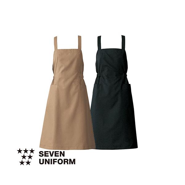 ◎配送方法：通常：宅配便（メール便不可商品）◎商品名：エプロンドレス◎メーカー：セブンユニフォーム◎品番：CS2322-6、CS2322-9◎素材：ツイル[ポリエステル80%・綿20%]◎機能：・制電小さなことだけれど、かなり邪魔になるパン...