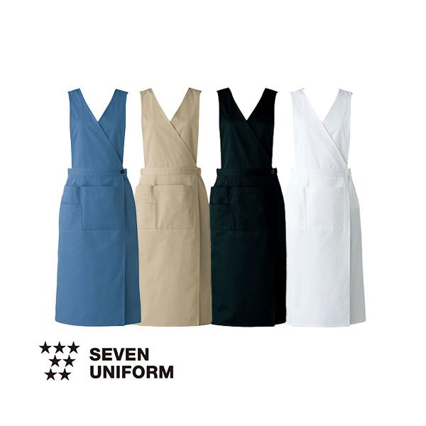 ◎配送方法：通常：宅配便（メール便不可商品）◎商品名：エプロンドレス◎メーカー：セブンユニフォーム◎品番：CS2347-7、CS2347-9◎素材：ナノツイル[ポリエステル65%・綿35%]◎機能：・抗菌・防臭食中毒やさまざまな感染症の原因...