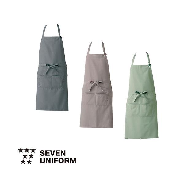 ◎配送方法：通常：宅配便（メール便不可商品）◎商品名：胸当エプロン◎メーカー：セブンユニフォーム◎品番：CT2386-4、CT2386-6、CT2386-9◎素材：ツイル[ポリエステル90%・綿10%]◎機能：・SR加工繊維表面に特殊加工を...