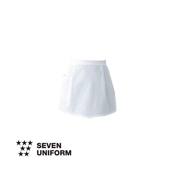 ◎配送方法：通常：宅配便（メール便対応商品）◎商品名：サロンエプロン◎メーカー：セブンユニフォーム◎品番：JT4521-0◎素材：ツイル[ポリエステル65%・綿35%]◎仕様：ポケット(1)◎商品説明：シンプルなサロンエプロンですが大きめの...