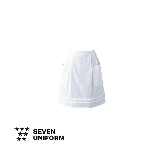 ◎配送方法：通常：宅配便（メール便対応商品）◎商品名：サロンエプロン◎メーカー：セブンユニフォーム◎品番：JT4523-0◎素材：ツイル[ポリエステル65%・綿35%]◎仕様：ポケット(2)◎商品説明：ウエスト下の大きめのタックデティール、...