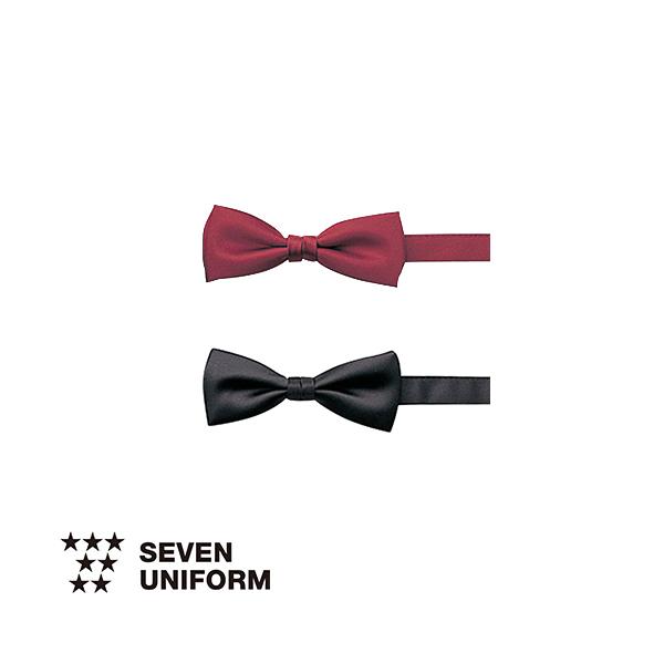 ◎配送方法：通常：宅配便（メール便対応商品）◎商品名：蝶タイ(5cm)◎メーカー：セブンユニフォーム◎品番：JX4863-2、JX4863-9◎素材：サテン[ポリエステル100%]◎商品説明：セミバタフライ型の蝶タイです。タイ巾は少し細目で...