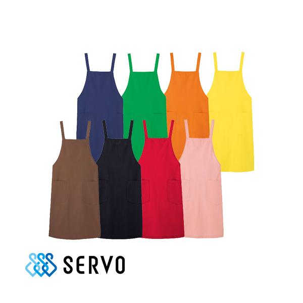 ◎配送方法：通常：宅配便（メール便不可商品）◎商品名：胸あてエプロン◎メーカー：サーヴォ(Servo)◎品番：A1929、A1930、A1931、A1932、A1933、A1934、A1935、A1936◎素材：交織ポプリン(ポリエステル8...