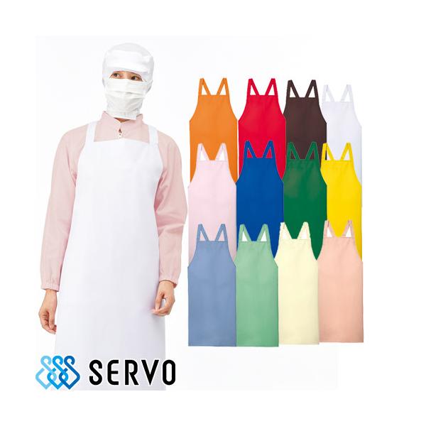 ◎配送方法：通常：宅配便（メール便対応商品）◎商品名：撥水エプロン◎メーカー：サーヴォ(Servo)◎品番：FBPU-1804◎素材：タッサー(ポリエステル65%・綿35%) ヨコ方向に細い畝のある平織素材、水場に適した撥水加工付きです。◎...