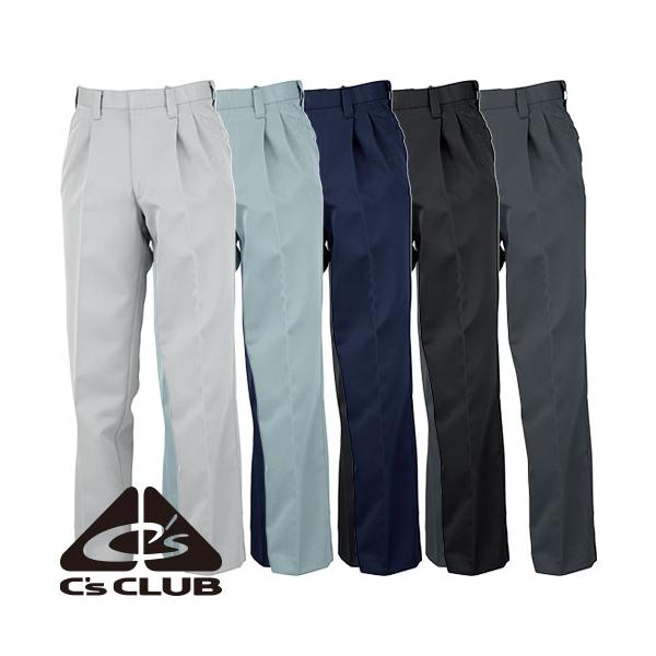 ◎配送方法：通常：宅配便（メール便不可商品）◎商品名：C's CLUB ツータックスラックス（厚手）7.4oz◎メーカー：CUC（中国産業）◎品番：5403◎素材：ツイル(ポリエステル100％)◎機能：ポリエステル100%のツイル生地（東洋...