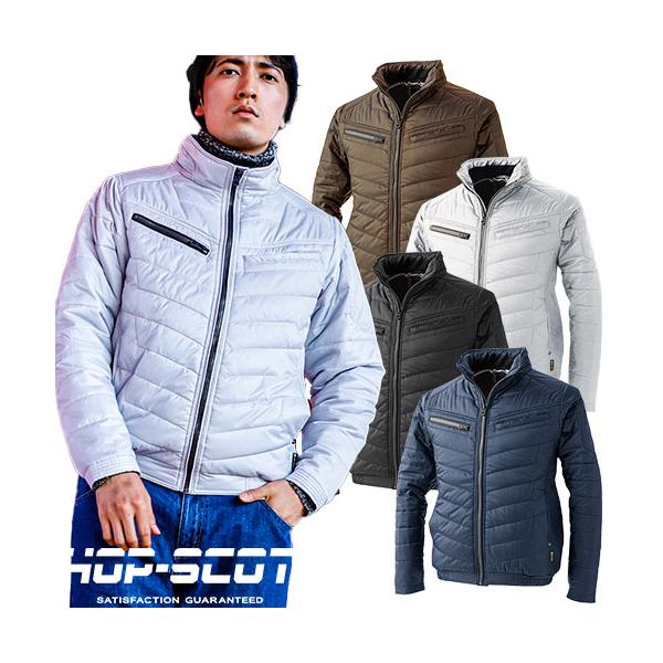 ◎配送方法：通常：宅配便（メール便不可商品）◎商品名：HOP-SCOT 超軽ソロナ・シレー裏アルミブルゾン 5.3oz◎メーカー：CUC（中国産業）◎品番：9249◎素材：表地：ポリエステル100％、中綿：ポリエステル100％、裏地：ポリエ...