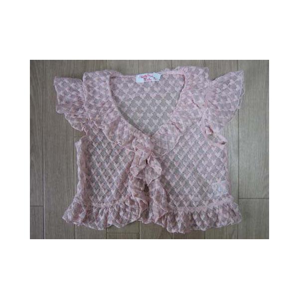 エミリーテンプル ルル シャーリーテンプル shirlytemple shirly temple 子供服 半袖 カーディガン カーデガン カーデ 140cm ★3 キッズ ジュニア ユーズドリサイクル ブランド 子供服 子ども服 こども服 ...
