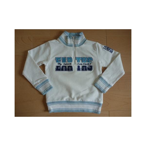 アースマジック EARTH MAGIC 子供服 長袖 トップス カットソー プルオーバー トレーナー 白 100cm ★3 キッズ  ユーズド 女の子 女 女子 女児 ガールズ ブランド USED  アウトレットリサイクル ブランド 子供服...