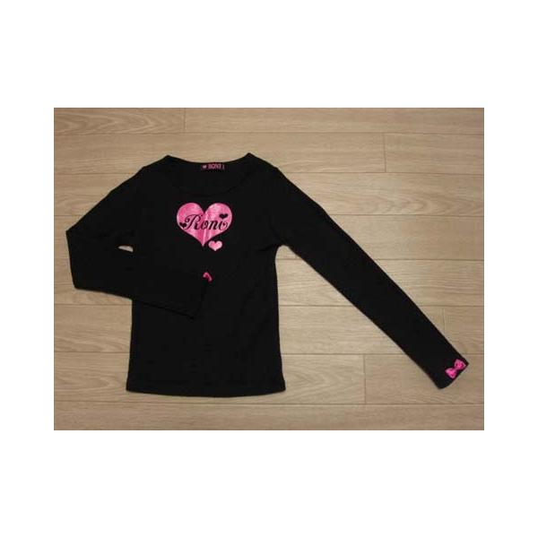 RONI ロニィ ロニ ロニー 子供服 長袖 Ｔシャツ トップス カットソー 黒 SS 約 100cm ★4 ( キッズ 女の子 女 女子 女児 ブランド アウトレット リサイクル 古着リサイクル ブランド 子供服 子ども服 こども服 中古...
