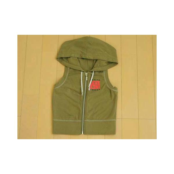 RONI ロニィ ロニ ロニー 子供服  女の子 女 女子 女児 ジップアップベストパーカー M 約 130cm ★3 キッズ アウトレット リサイクル 古着 子ども服リサイクル ブランド 子供服 子ども服 こども服 中古 ユーズド USE...