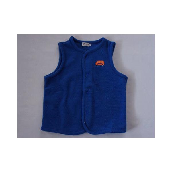 ミキハウス miki house mikihouse アウトレット 子供服 男の子 100cm ベスト フリース 青 秋 冬 ★3 トップス ボーイズ キッズ プチプラ 古着 こどもリサイクル ブランド 子供服 子ども服 こども服 中古 ユ...