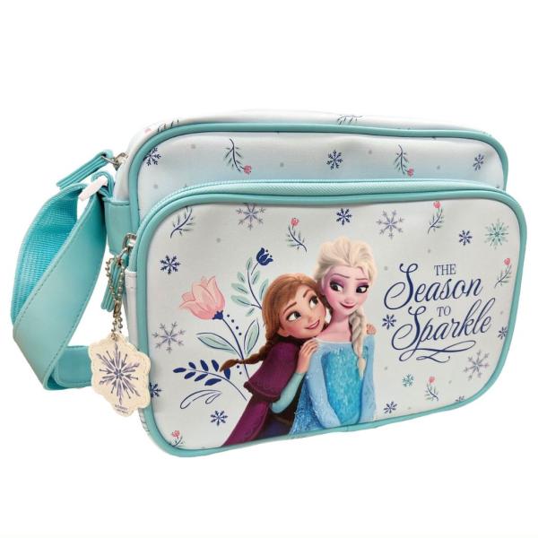 ショルダーバッグ アナと雪の女王 2 ディズニー プリンセス 水色 ブルー 合成皮革 合皮 通園バッグ 幼稚園バッグ キッズ バッグ 子供 用 準備 通園 バッグ 新入園 幼稚園 保育園  女の子 ガールズ 子ども 子供  Disney 公...