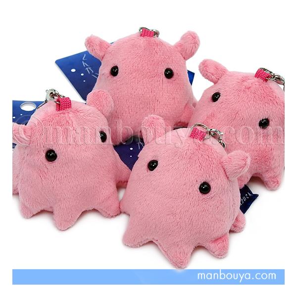 深海生物メンダコの携帯ストラップ。水族館お土産ショップでおなじみのA-SHOWさんの「しんかいさんシリーズ」デフォルメされたデザインがとてもかわいい、カラフルなメンダコです。ダークピンクというカラー名ですが、抑えめの綺麗なピンク色です。【サ...