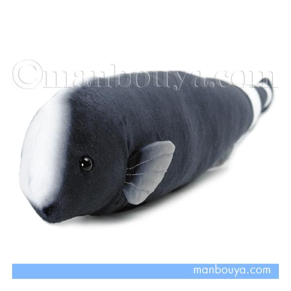 南米に生息する淡水の熱帯魚。ブラックゴーストのぬいぐるみ。お腹の長いヒレをひらひらさせながら泳ぎ回る姿は、名前のとおりゴーストが飛び回っているよう。ナイフフィッシュ、電気うなぎの仲間で、目が退化していて微弱の電気を流して獲物を捕らえているそ...