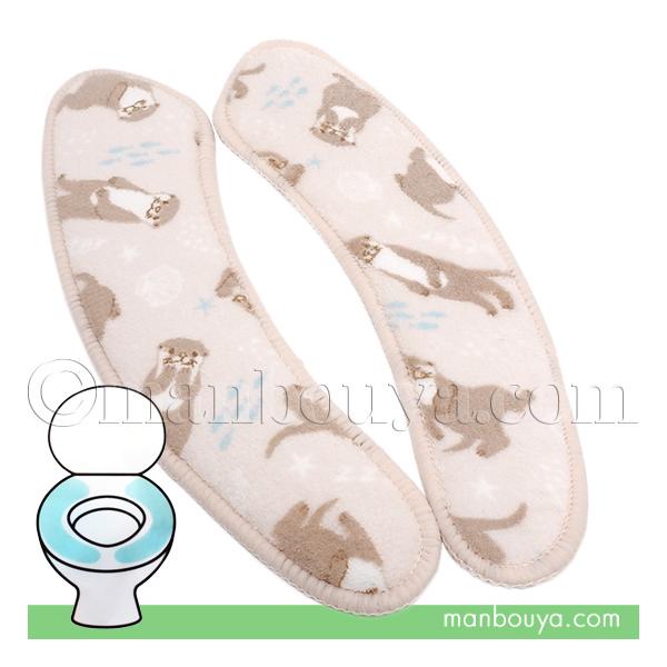 カワウソのインテリア雑貨。かわいいトイレ用品、吸着タイプの便座カバーです。明るいサーモンピンクと可愛いカワウソがトイレを明るくしてくれます。U型・O型・洗浄タイプ、あらゆる形の便座に対応。ふんわりとした厚みと、さらっとした表地が気持ち良い感...