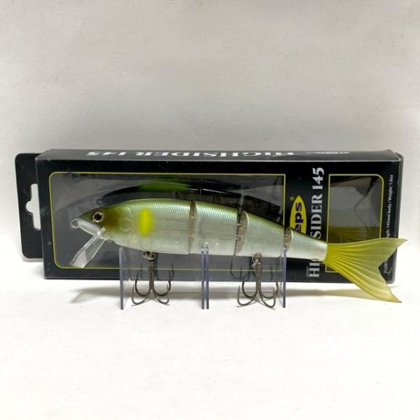 ■商品説明 ＜サイズ実寸＞  Length: 145mm  Weight: 1.6oz  ルアータイプ: ハードルアー＜カラー＞#08 ゴーストアユ＜付属品＞外箱※写真のもので全てです。※箱に傷みありランク :　B　＜ランク一覧＞N ：新品...